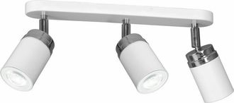 Licht-Erlebnisse Licht-erlebnisse - Spot de plafond GU10 Blanc Chrome Moderne Spot de plafond Cuisine