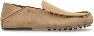 Tod's Homme, Chaussures, Beige, Taille: 44 EU Mocassins en daim