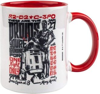 Star Wars The Droids,Rot farbiger Innen Tasse,11oz/315ml