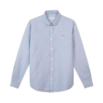 Maison Labiche Homme, Chemises, Bleu, Taille: L Chemise Oxford Malesherbes