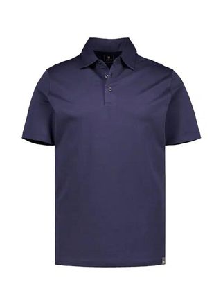 Boggi Milano Herren Polo-Shirt blau