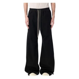 Rick Owens Wide Pusher Pants - - Trousers - Damen - Schwarzk - L