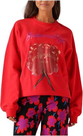 Harper & Yve Damen, Sweatshirts & Hoodies, Rot, MGr&ouml;&szlig;e