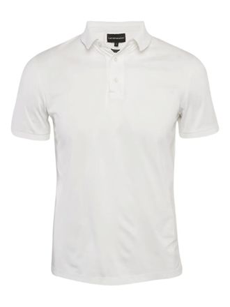 Emporio Armani polo en coton - Blanc