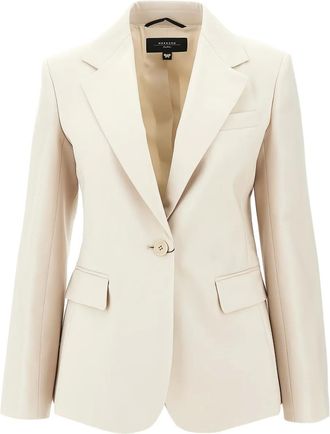 Max Mara notched-lapel blazer - Nude