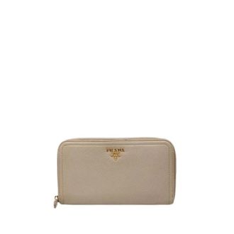 Prada Pre-owned Leather Wallet - - Pre-owned - Damen - Beige - ONE SIZE