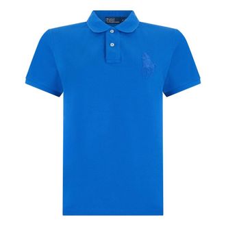 Polo Ralph Lauren Baumwoll-Polo mit Logo - - Tops - Damen - Blau - XS