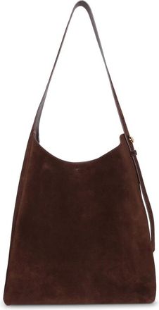 Tory Burch Femme, Sacs, Brun, Taille: ONE Size Romy Suede Hobo Bag