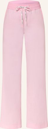Marc Cain Marlenehose Washington Mit Leinen pink