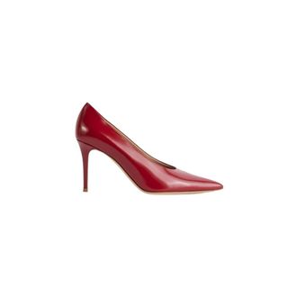 Gianvito Rossi Rote Leder Tokio Pumps - - Shoes - Damen - Rot - 35 EU