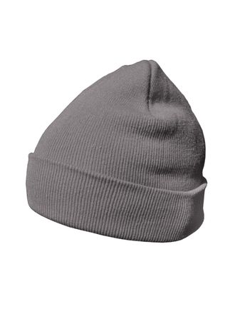 DonDon Mütze Herren Mütze Damen Wintermütze Beanie klassisches Design dunkelgrau