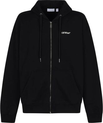 Off-white Homme, Sweatshirts et sweats &agrave; capuche, Noir, Taille: XL Half Arrow Skate Zip Sweat &agrave; capuche