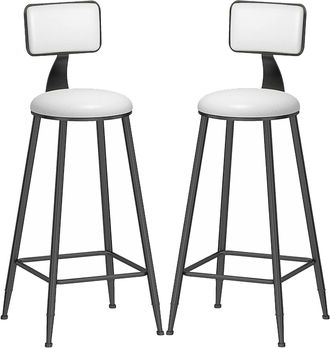 Generic Barhocker, Fr&uuml;hst&uuml;cksbarhocker, Tresenhocker mit Samtpolsterung, 66/76 cm, Tragkraft 150 kg, Moderne K&uuml;cheninsel, Esszimmer