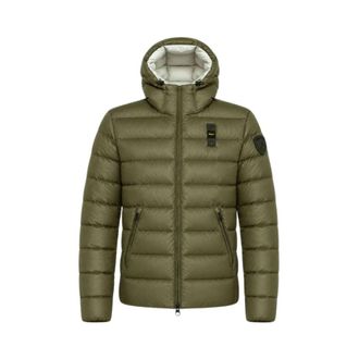 Blauer Horizontal-Channel Steppjacke - - Jackets - Herren - Gr&uuml;n - S