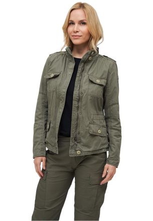 Brandit Ladies Britannia Jacket, mehrere Farbvarianten, Gr&ouml;&szlig;en XS bis 5XL (XS, Oliv)
