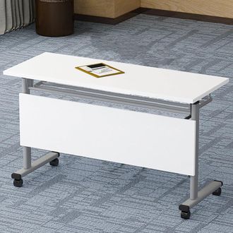 Generic Tragbarer Klapptisch, tragbarer Klappkonferenztisch mit feststellbaren Rollen, klappbarer mobiler Schulungstisch, rechteckiger multifunktionaler Compu