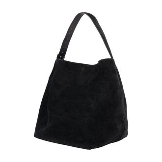 Toteme Belted Shopper Shoulder Bag - Black
