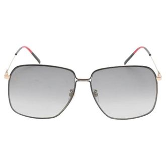 Gucci Lunettes de soleil oversize Pre-owned - Femme - Pre-owned - Gris - Taille: ONE Size
