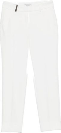 PESERICO Formale Hose - Wei&szlig;