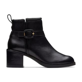Clarks Schwarze Stiefeletten - - Shoes - Damen - Schwarzk - 41 EU