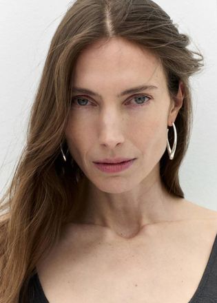 Mango Cr&eacute;oles irr&eacute;guli&egrave;res argent - Femme - Taille unique - MANGO