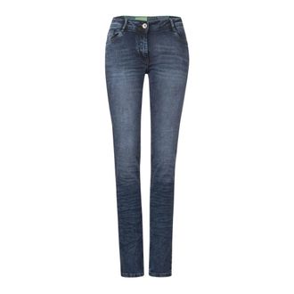 Cecil Toronto Slim-fit Jeans - - Jeans - Damen - Blau - W27 L32