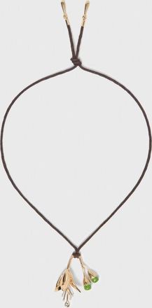 Maje Halskette Mit Kordel - Golden - Maje