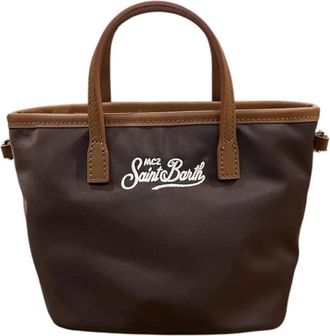 MC2 Saint Barth Femme, Sacs, Brun, Taille: ONE Size City Bag Mini Nylon