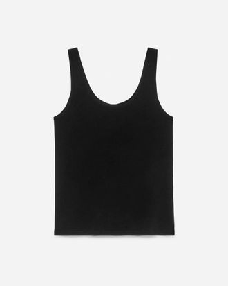 Arket Tanktop Aus Baumwolle -Schwarz