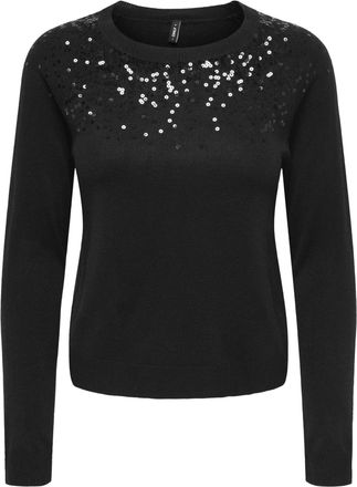 Only Onlstarry Ls Sequin O-Neck KNT