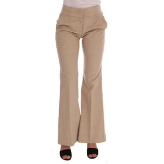 Ermanno Scervino Schicke beige Bootcut Schlaghose - - Trousers - Damen - Beige - 2XS