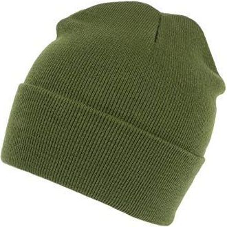 Nyls Cr&eacute;ation Bonnet Vert Chasse et Mode en Laine avec Revers Eric - Mixte