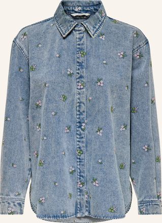 Only Jeansbluse blau