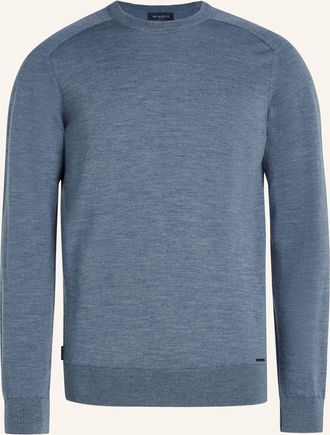 MR MARVIS Mr Marvis Strick The Merino Pullover blau