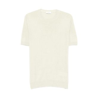 Paolo Pecora Homme, Pulls, Blanc, Taille: XL Maglia a girocollo