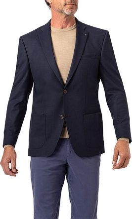 Roy Robson Herren Sakko blau meliert