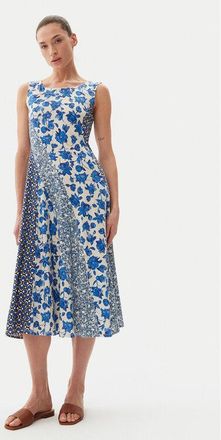 Max Mara Sommerkleid Cubano 2515621062 Blau Relaxed Fit