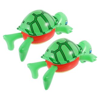 Lurrose 2 Stück Aufblasbare Schildkröten Ballons aus PVC Poolspielzeug und Party Deko für Erwachsene