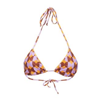 La DoubleJ Wende-Bikini-Oberteil mit Dreiecksschnitt - - Swimwear - Damen - Orange - L