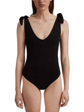 Esprit Damen 061CC1K307 T-Shirt, 001/BLACK, L