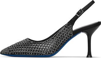 Loriblu Femme, Chaussures, Noir, Taille: 41 EU Escarpins Jewel &agrave; bride arri&egrave;re