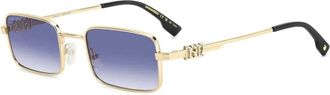 Dsquared2 Ahornblatt Metall Sonnenbrille - - Accessories - unisex - Gelb - 52 MM