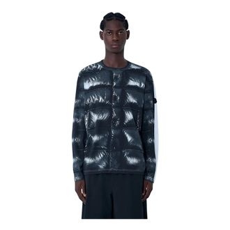 Moncler Logo Motif Contrast Print T-Shirt - - Tops - Herren - Mehrfarbig - XL