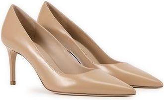 Stuart Weitzman Escarpins Stuart Power 75 en cuir mat