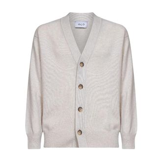 D4.0 Cardigans - - Knitwear - Herren - Beige - M