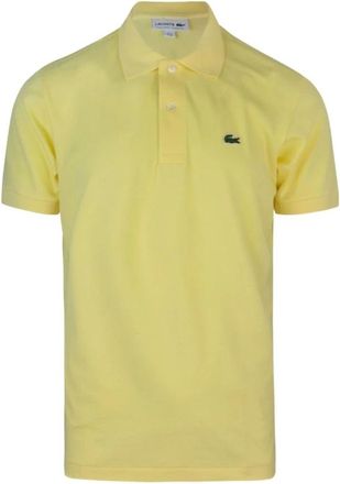 Lacoste Homme, Tops, Jaune, Taille: L Polo &agrave; patch logo
