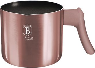 Berlinger Haus I-Rose Edition Milchpfanne, 1,2 L, I-Rose Edition BH/6039 pink Edelstahl 18/8