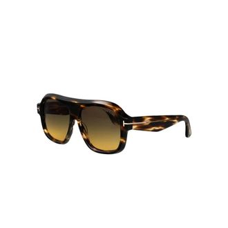 Tom Ford Femme, Accessoires, Brun, Taille: 56 MM Lunettes de soleil Rhonda