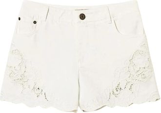 Twinset Femme, Shorts, Blanc, Taille: W25 Short Shorts