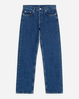 Arket OCEAN Loose Straight Jeans -Blau